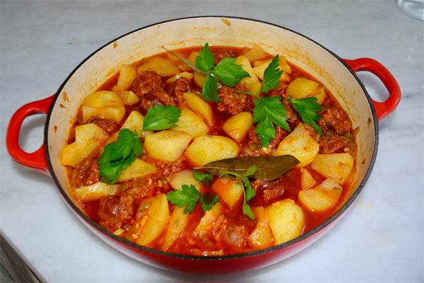 Rainbow Recipes: Rioja-Style Potatoes With Chorizo